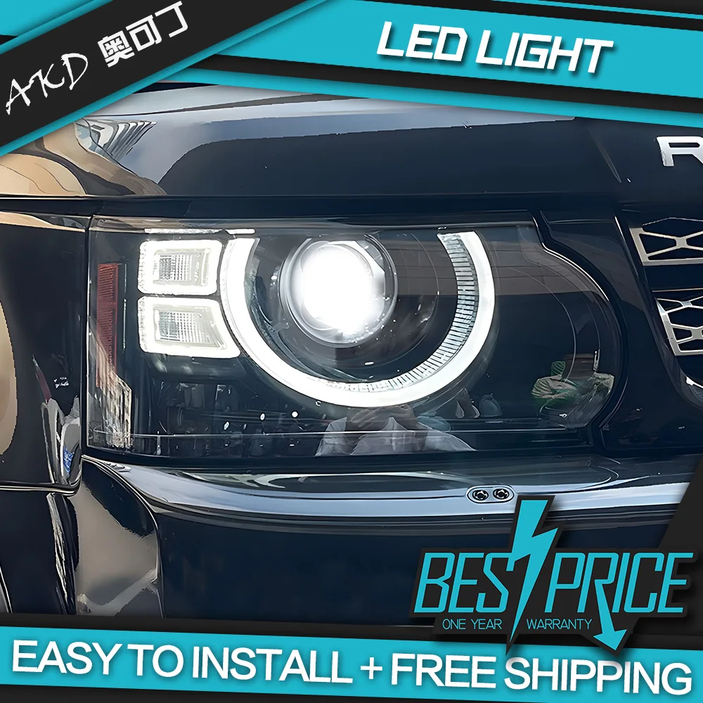 Car-Lights-For-Range-Rover-2005-2013-LED-Auto-Headlight-Assembly ...