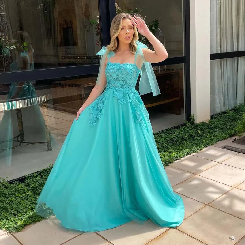 Aqua Green Prom Dresses