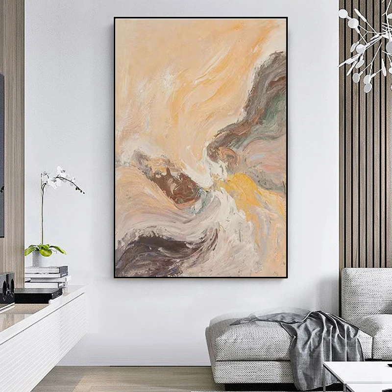 CHENISTORY-Acrylic-Painting-By-Numbers-Frame-Abstract-Colorful-Blocks ...