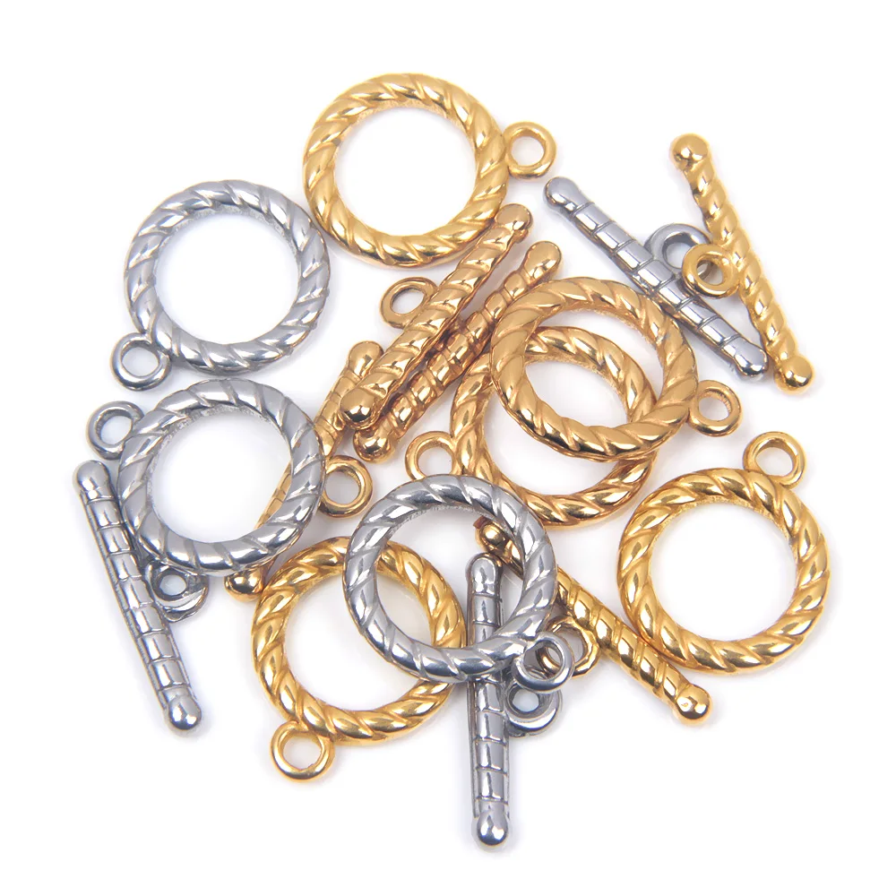 2-5Sets-Gold-Stainless-Steel-Clasp-Connectors-Parts-for-Fasteners ...