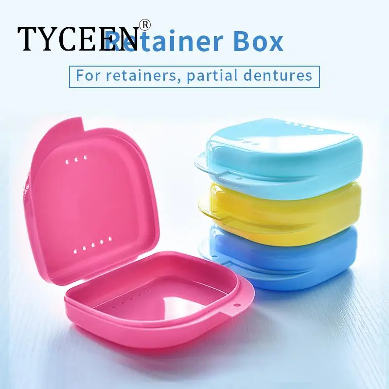 Dental-Retainer-Denture-Storage-box-partial-denture-case-orthodontic ...