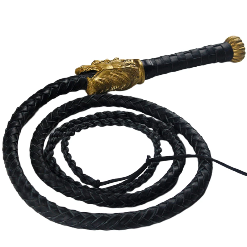 Martial-Art-Kung-Fu-Whip-Wushu-Whip-Genuine-Leather-Cowhide-Fitness ...