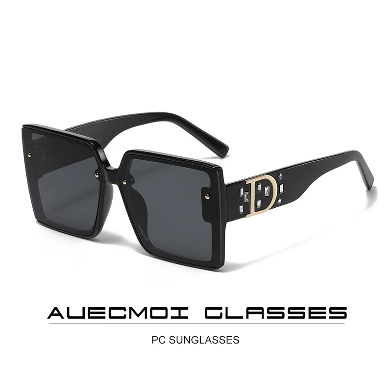 Classic Brand Designer Square Sunglasses Women 2023 New Trendy Sun ...