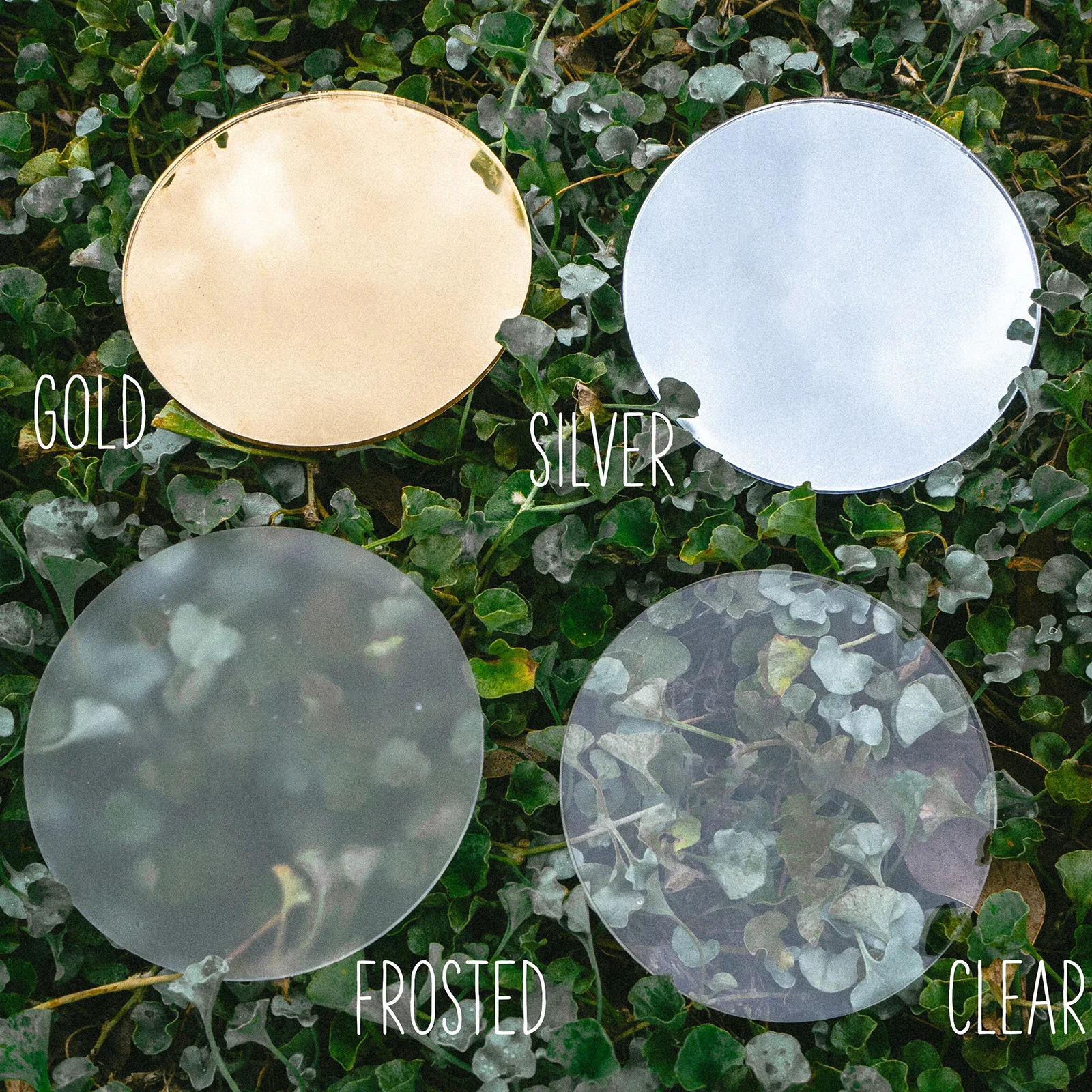 2/3/4/5/6" Acrylic Circle Sheet Disc Round Board for Ornament DIY Craft ...