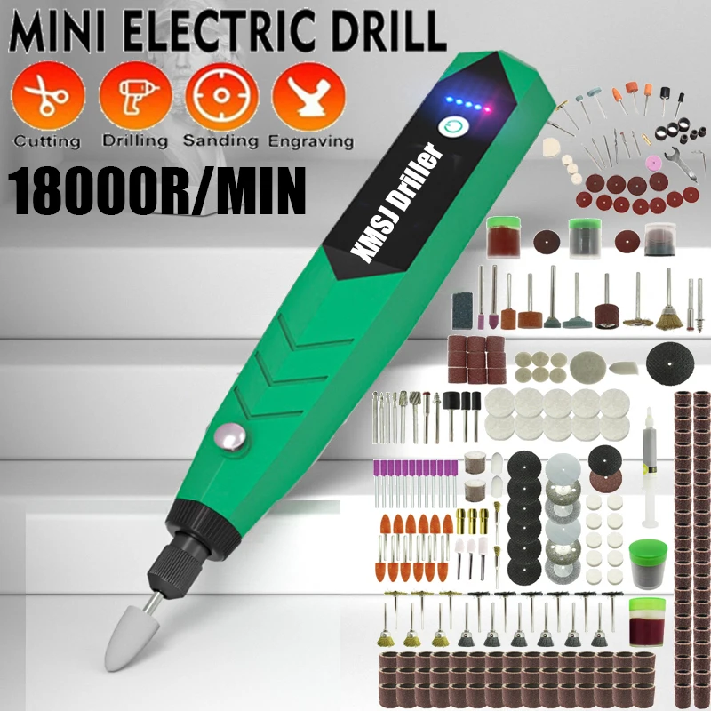 18000rpm Adjustable 3 Speeds Electric Grinder Mini Drill Rotary Tools ...