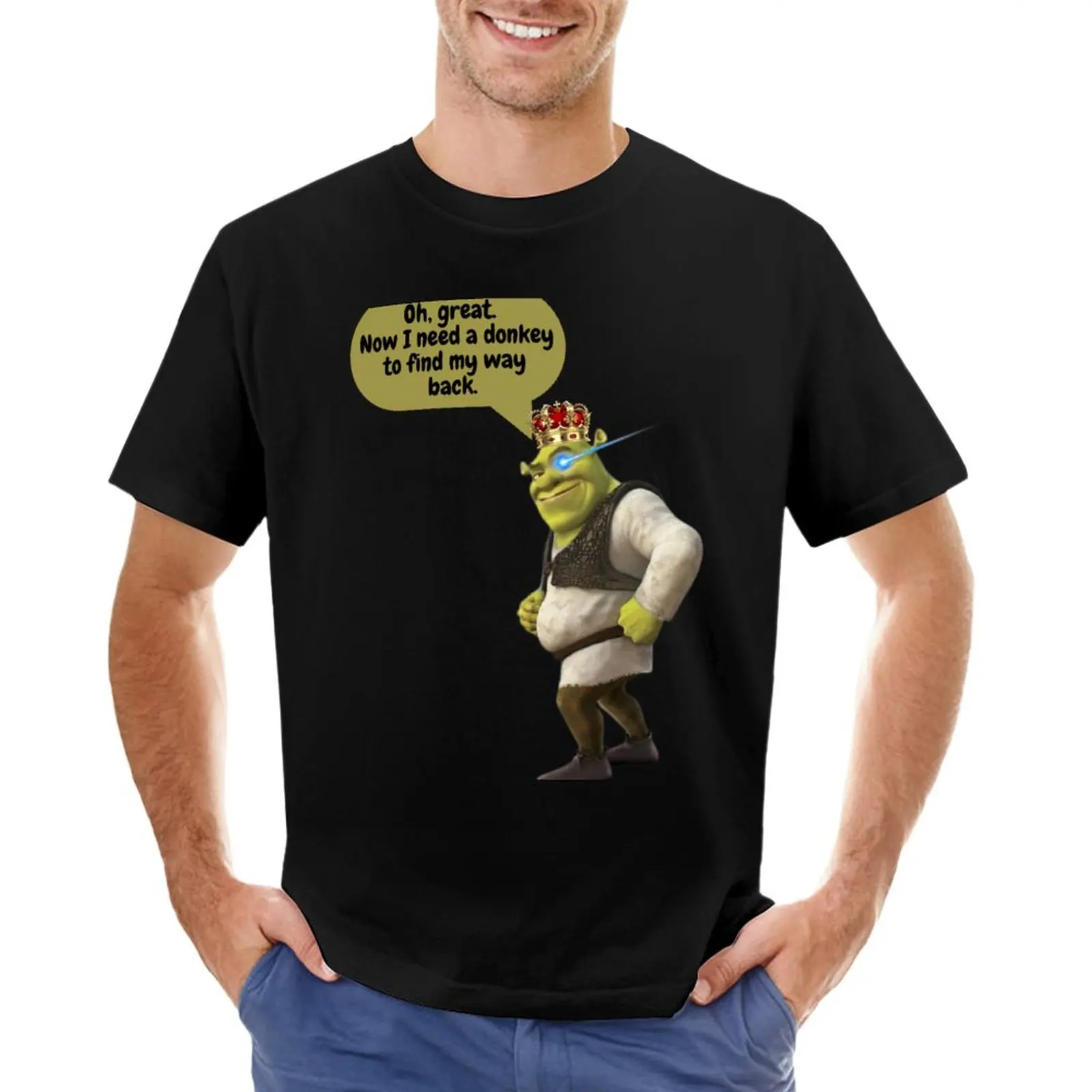 Copy-of-Shrek-the-folk-artist-T-Shirt-Short-sleeve-sweat-shirt-Men-s-t ...