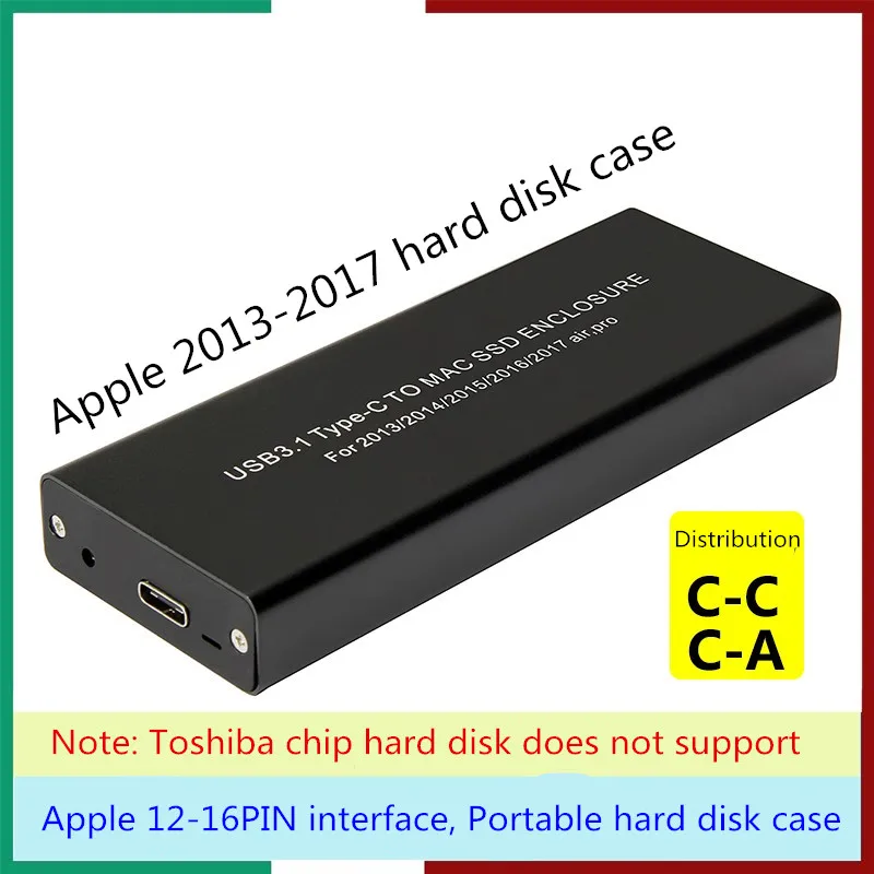 Macbook SSD Enclosure Case For Apple Macbook Air Pro Retina 2013 2014 ...