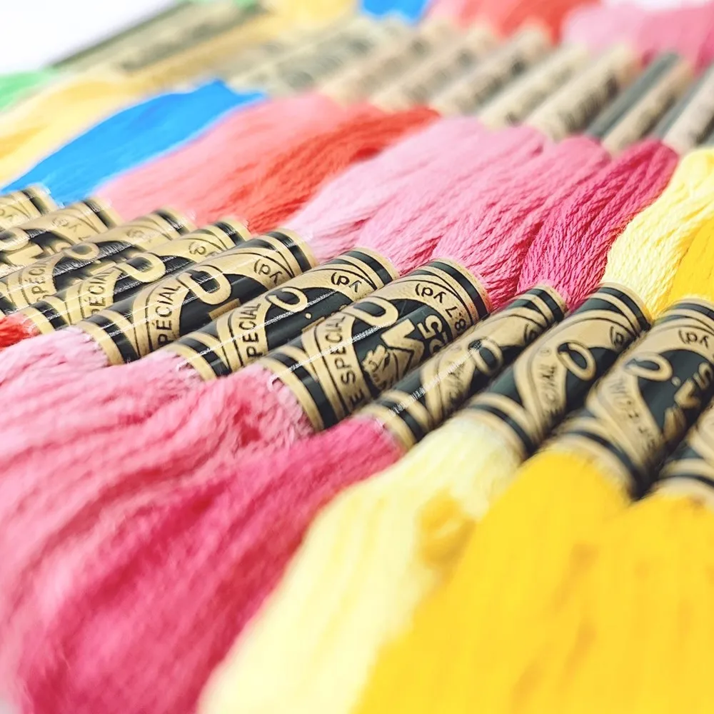447-35-Pcs-Cross-Stitch-threads-Embroidery-Floss-Home-Sewing-Craft ...