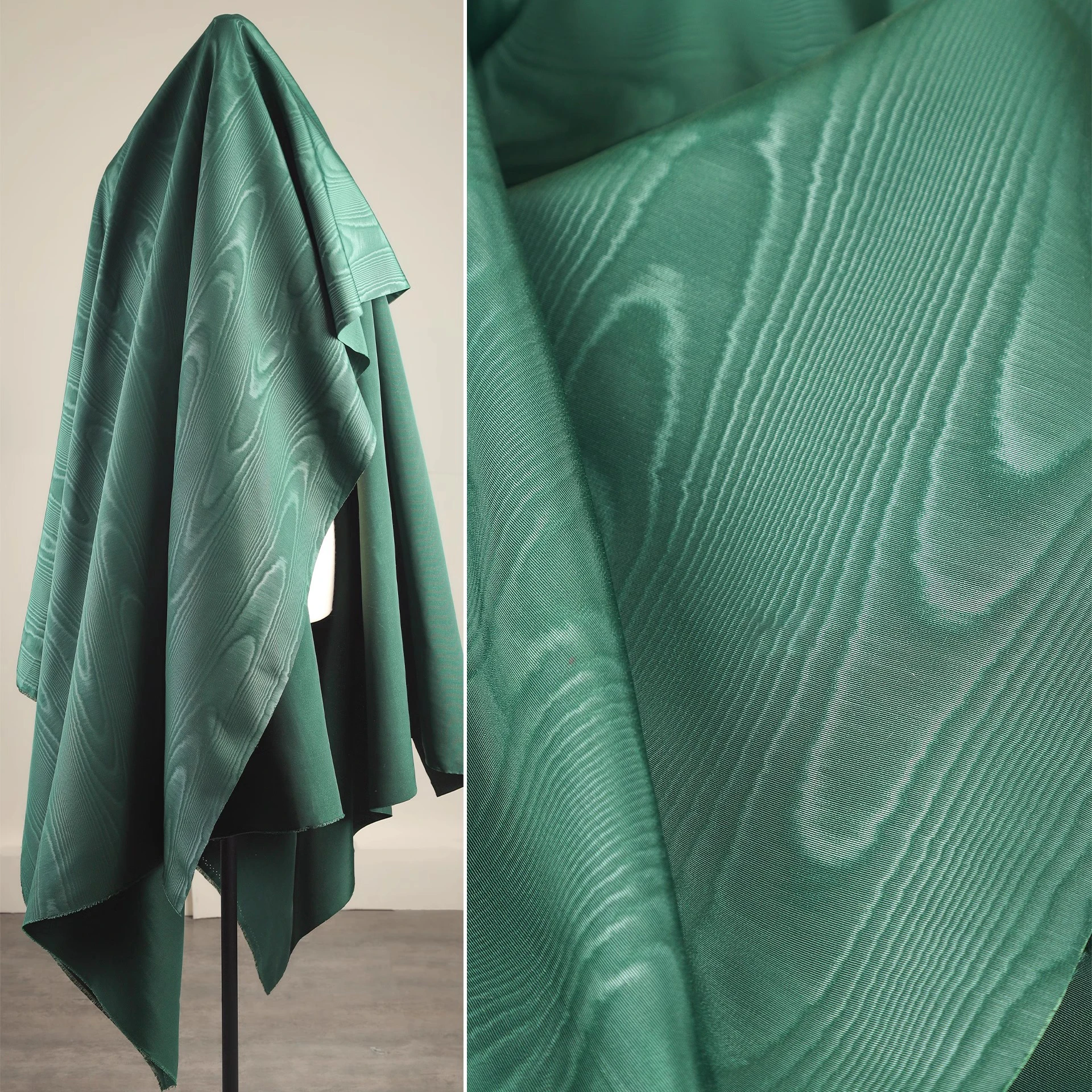 Green-Moire-reflective-jacquard-fabric-moire-jacquard-texture-layer ...