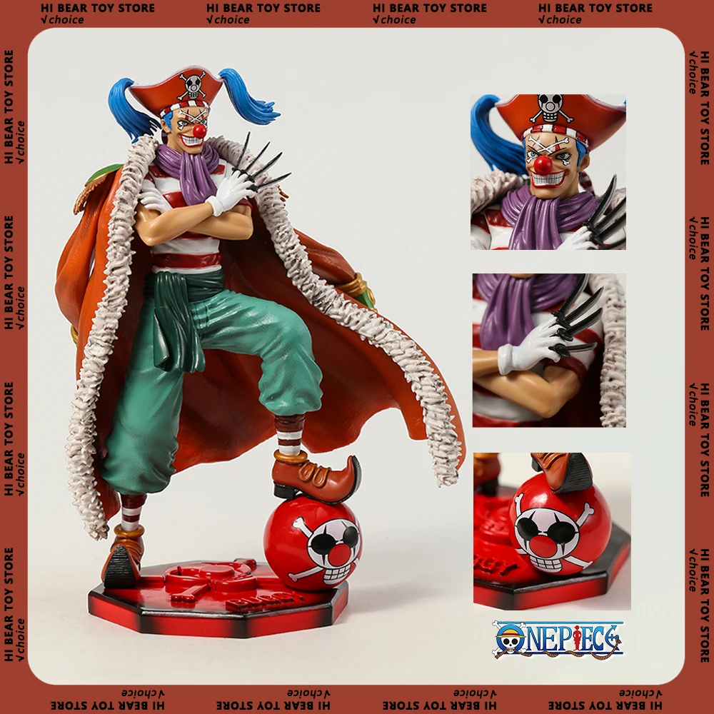One-Piece-Anime-Figure-Four-Emperors-Clown-Buggy-Figures-26cm-PVC ...