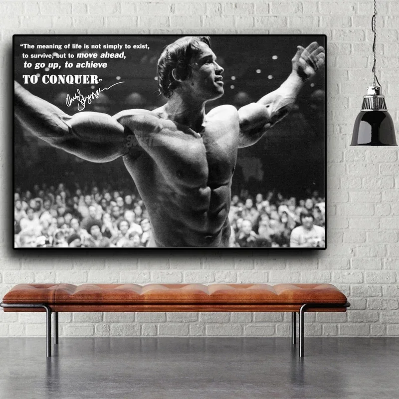 Arnold Schwarzenegger Bodybuilding Quotes Conquer
