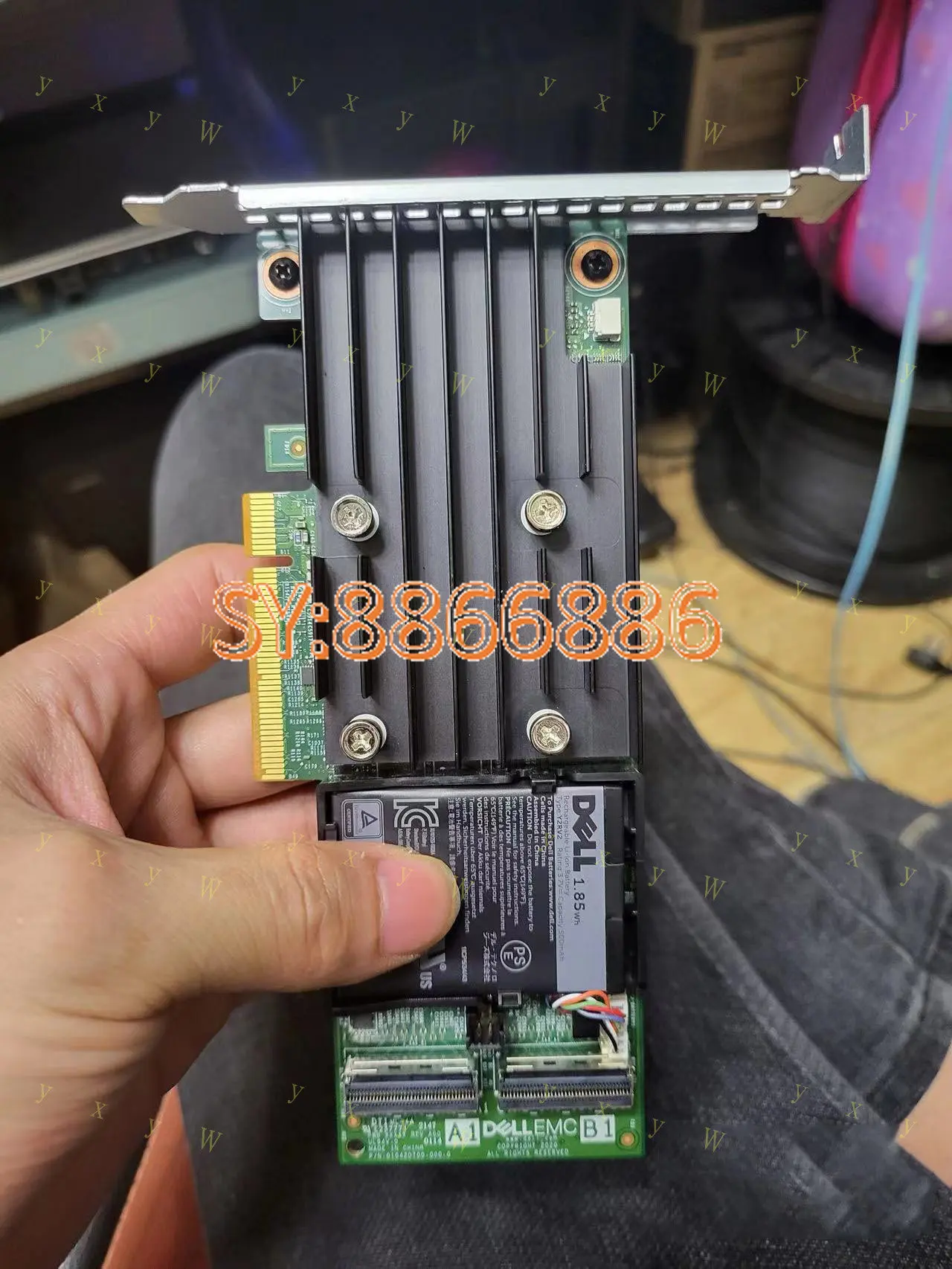 Dell Perc H755 PCI E 4.0 SAS Raid Controller Card W/Battery Y2RV2 29XMF ...