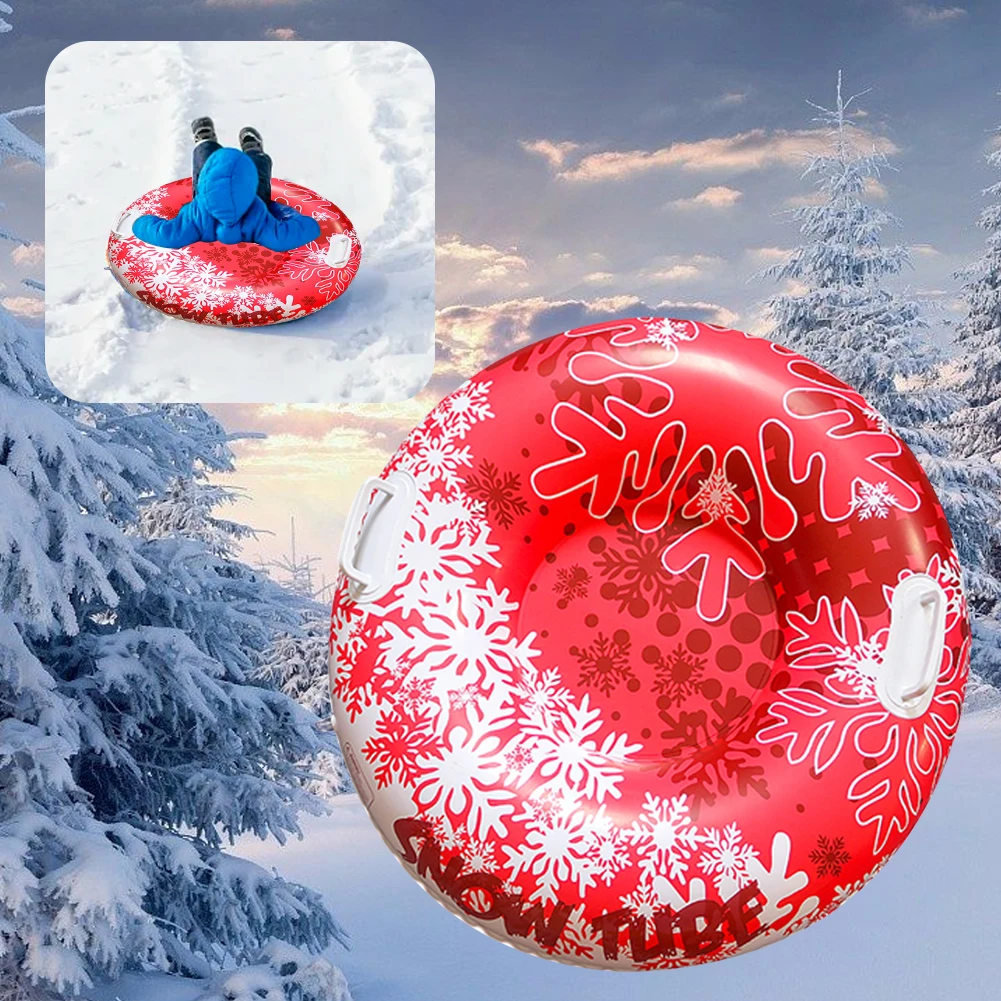 Inflatable-Skiing-Board-Sled-with-Handle-Thickened-Floated-Sled-PVC ...