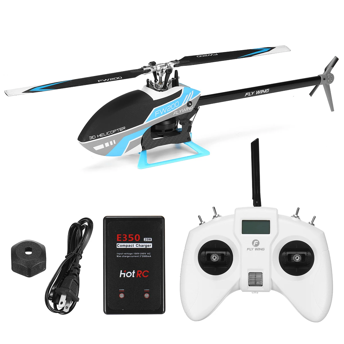 FLY WING FW200 6CH 3D Acrobatics GPS Altitude Hold One-key Return APP ...