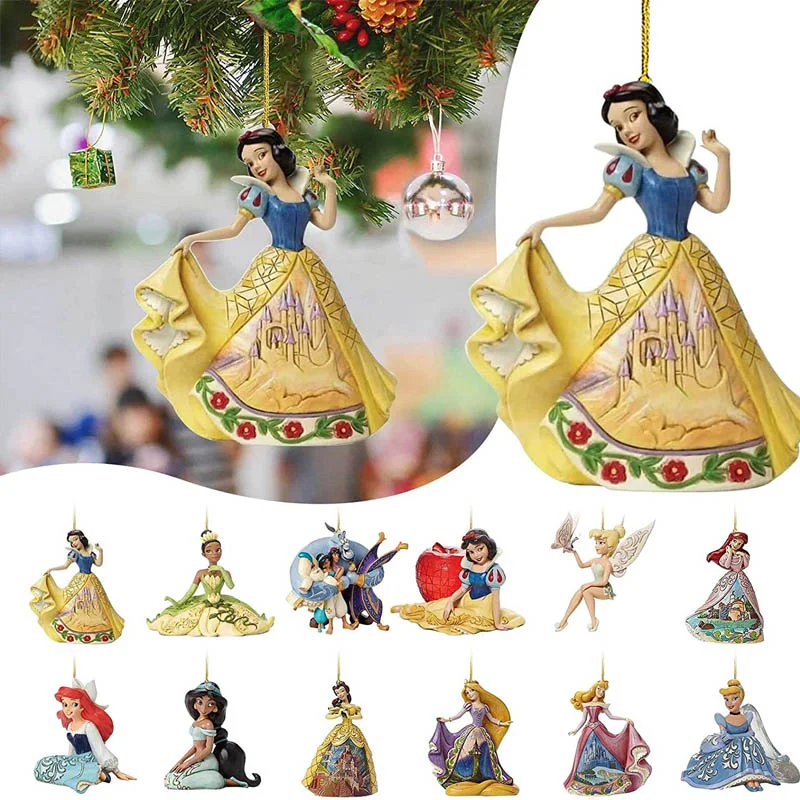 Christmas-Tree-Pendant-Disney-Princess-Action-Figure-Pendant-Christmas ...