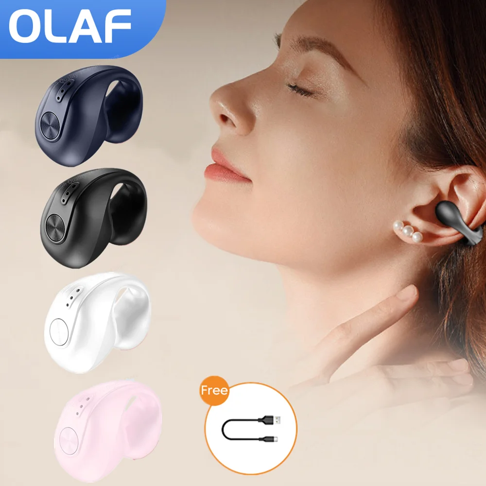 Wireless-Bluetooth-Headset-Earphone-Earring-Wireless-Ear-Clip ...