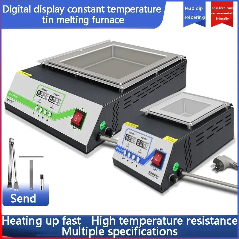 220V-Solder-Pot-Tin-Melting-Furnace-Thermoregulation-Soldering ...