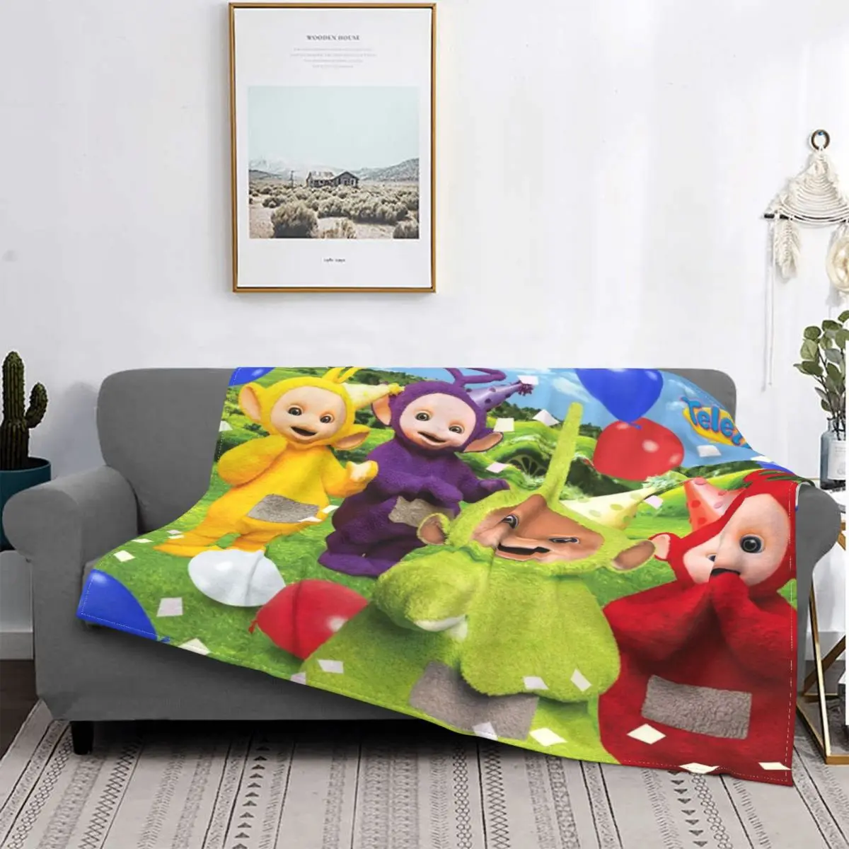 Blanket-Teletubbies-Baby-Blankets-Flannel-Textile-Decor-Anime-Portable ...