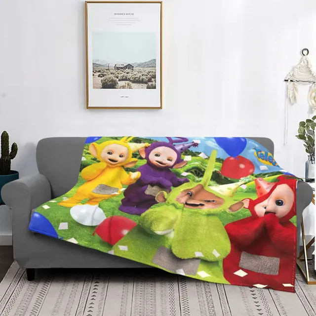 Blanket Teletubbies Baby Blankets Flannel Textile Decor Anime Portable ...