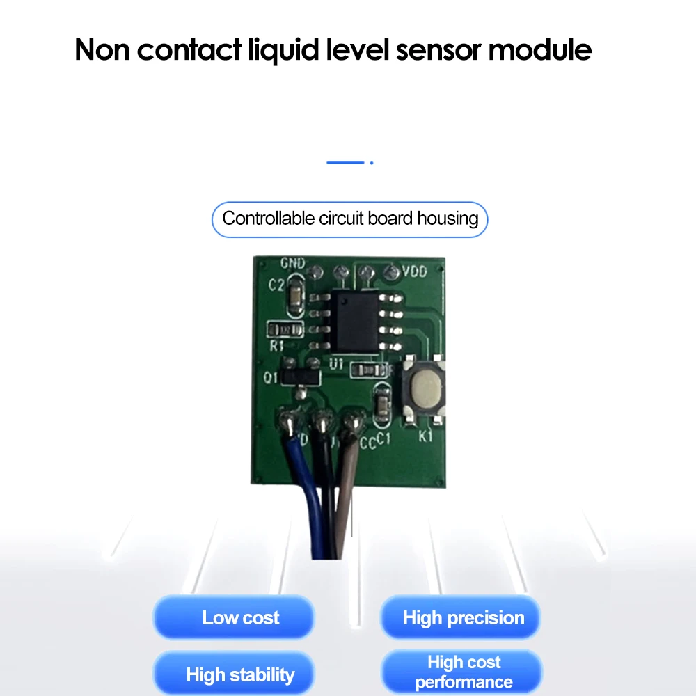 Módulo de sensor de nível líquido sem contato interruptor de nível líquido capacitivo sensor de ...