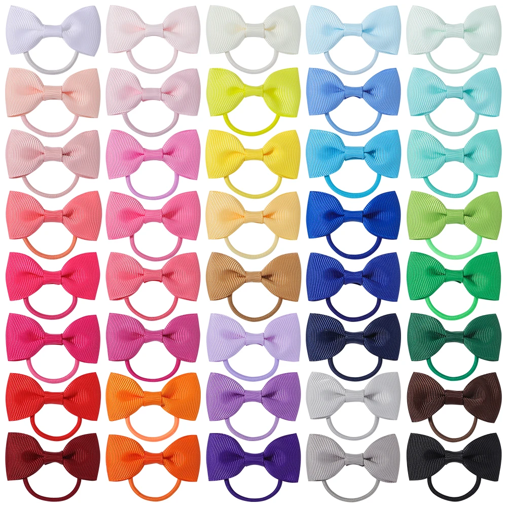 20-Teile-los-Einfarbig-Mini-Haar-B-gen-Elastische-Haarband-F-r-M-dchen ...