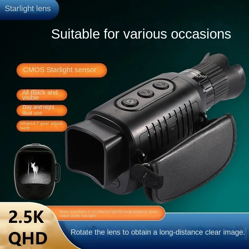 Monocular-Night-Vision-Device-1080P-HD-Infrared-5x-Digital-Zoom-Hunting ...