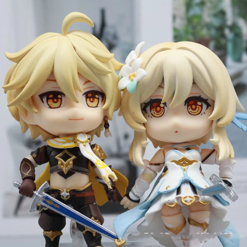 Genshin Impact Figure Traveler | Anime Figures Genshin Impact - 10cm ...