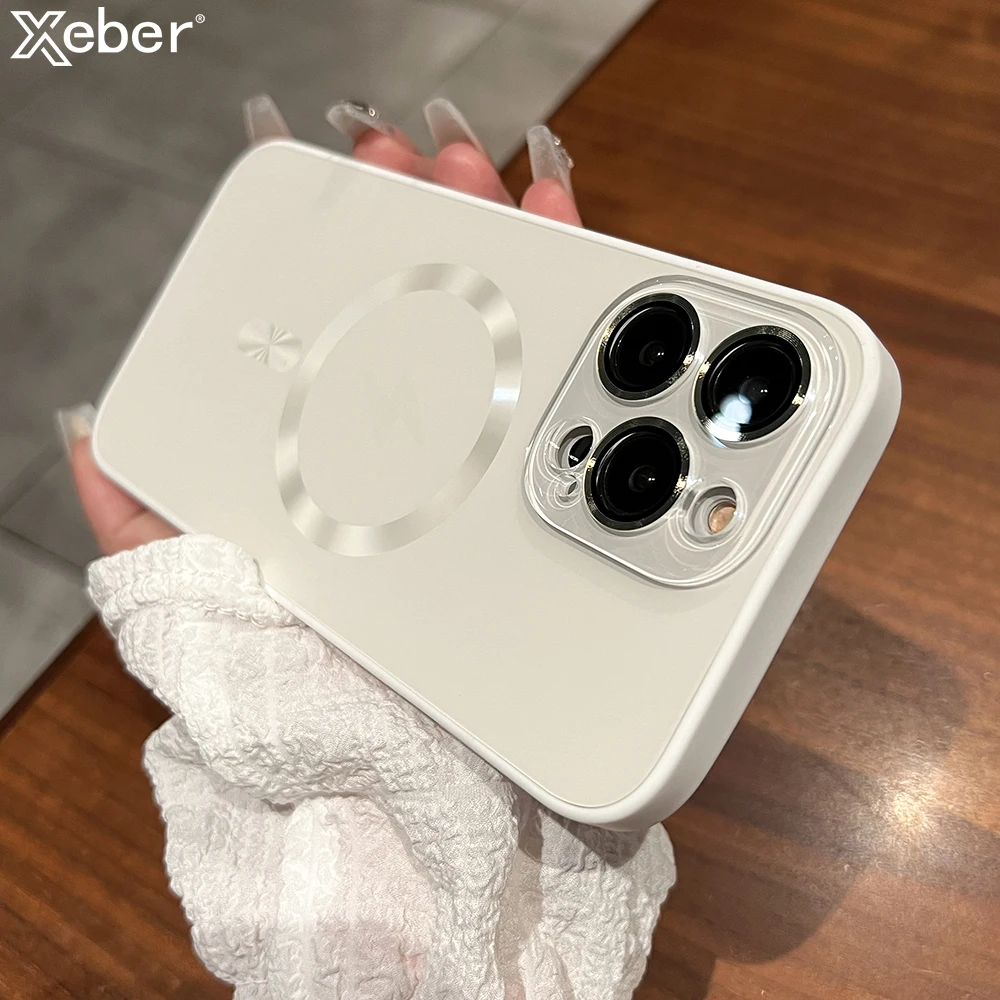 Luxury Matte AG Tempered Glass Magnetic for Magsafe Case for iPhone 11 ...