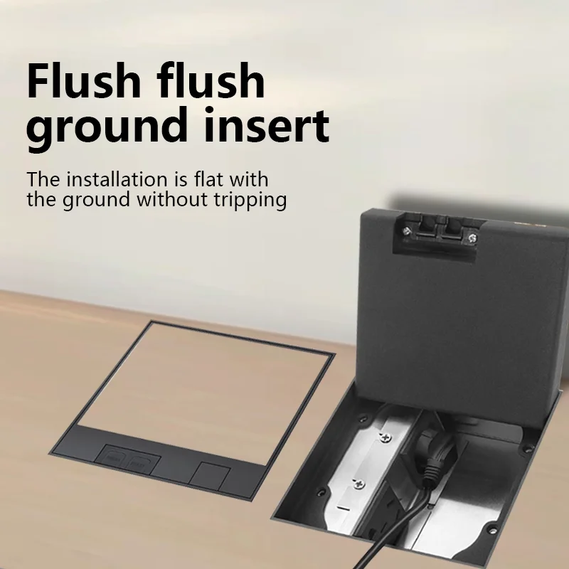 130mm-130mm-Stainless-Steel-EU-Floor-Socket-Embedded-Hidden-Socket ...