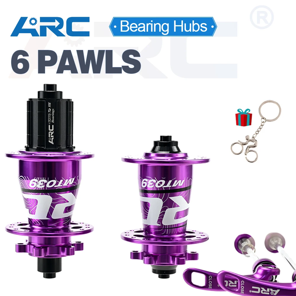 ARC-32-Holes-Mountain-Bike-Cube-Disc-Brake-Bearing-Hub-6-Pawls-114 ...