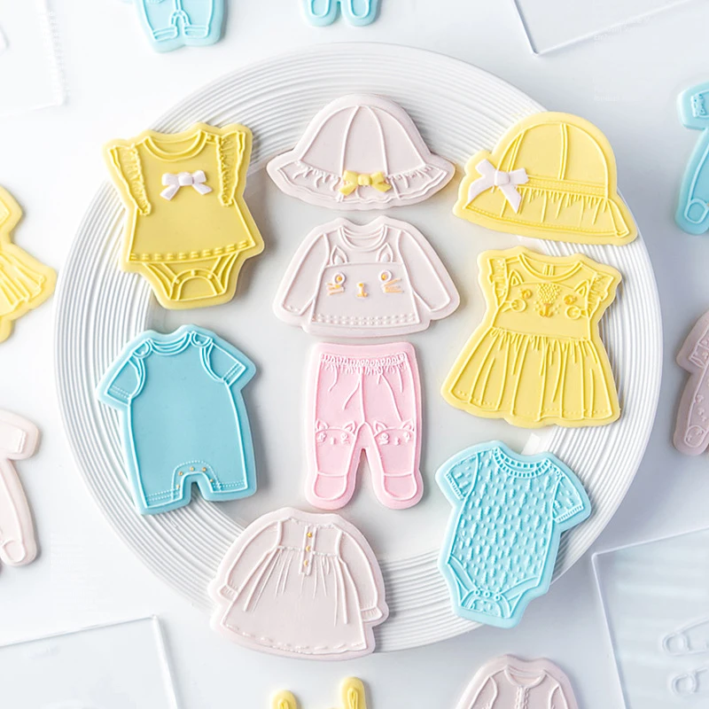 Baby-Clothes-Cookies-Cutters-Embossing-Baby-Shower-Birthday-Fondant ...