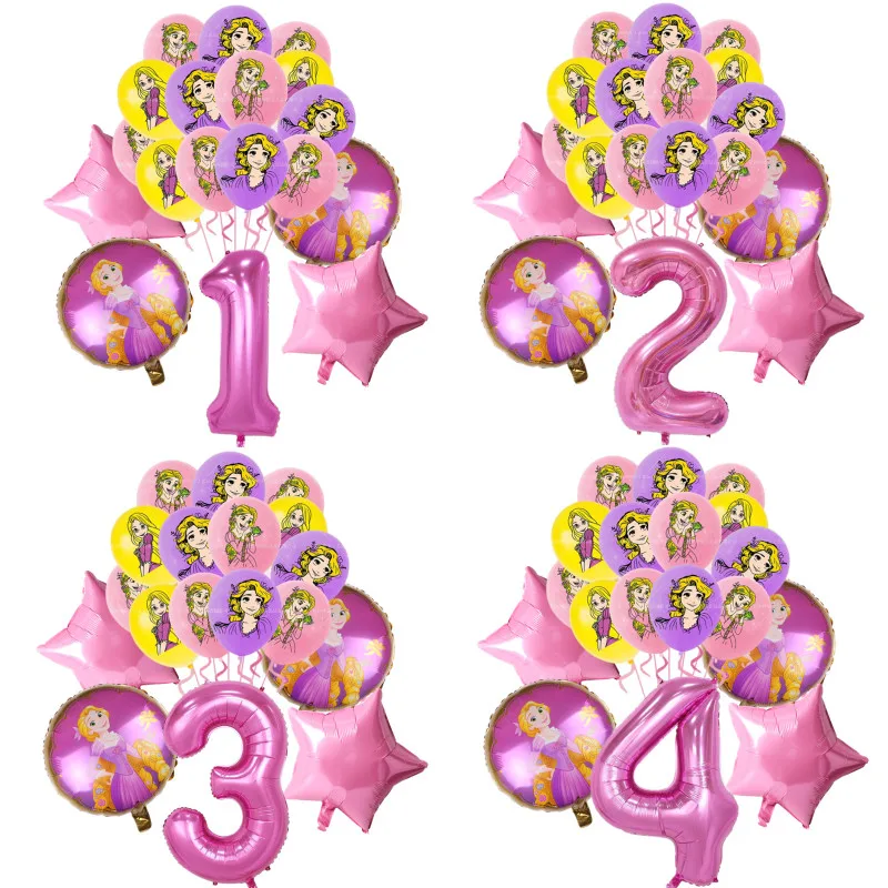 Disney Princess Birthday Decoration Balloons | Balloons Birthday Party ...