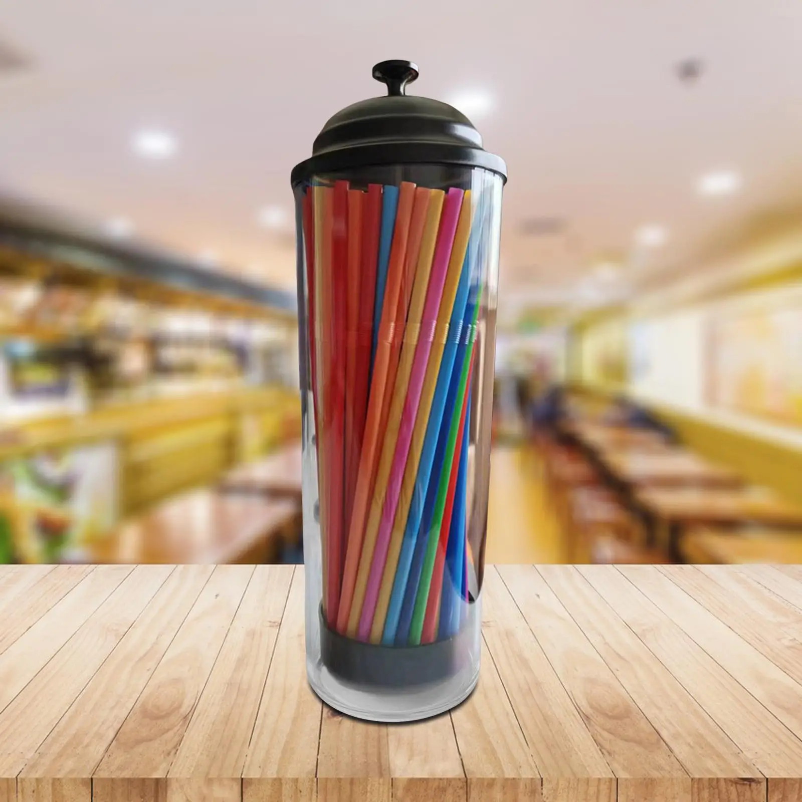Multi-Purpose-Straw-Dispenser-Holder-Dust-Proof-Storage-Tube-Drinking ...
