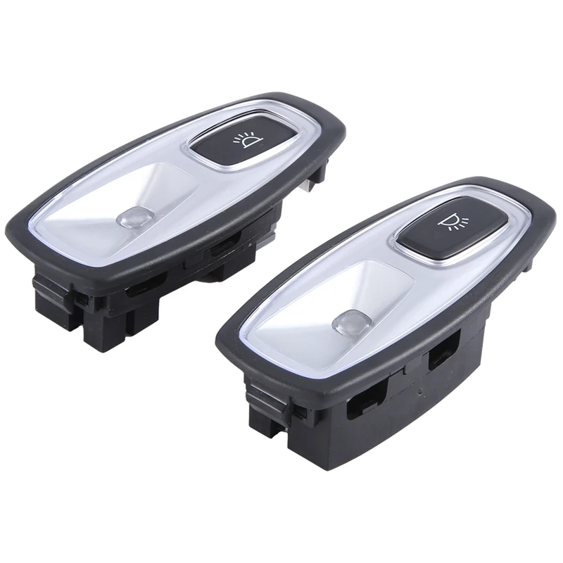 2-PCS-Rear-Reading-Lamp-Roof-Armrest-Rear-Dome-Lamp-Black-Automotive ...