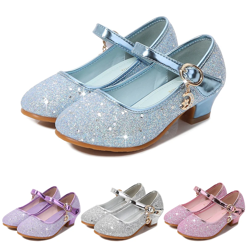 Fairy-Girl-High-Heels-Princess-Shoes-Halloween-Cosplay-Kids-Shiny-Sofia ...