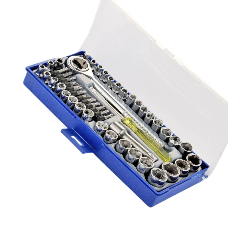 50-Piece-Socket-Ratchet-Wrench-Set-Automobile-High-Quality-Ratchet ...