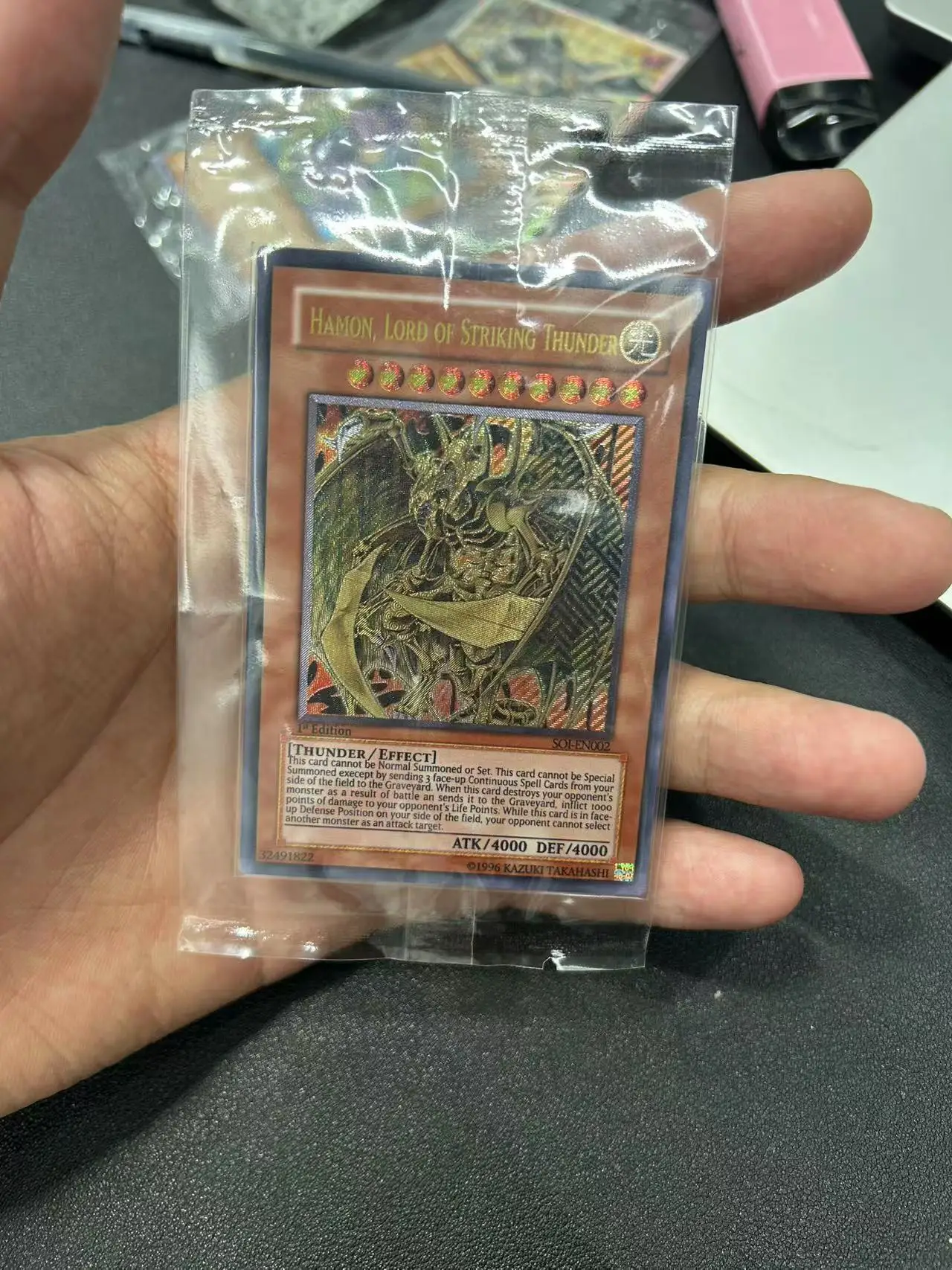 Yu-Gi-Oh-Ultimate-Rare-UTR-TCG-Hamon-Lord-of-Striking-Thunder-SOI-EN002 ...