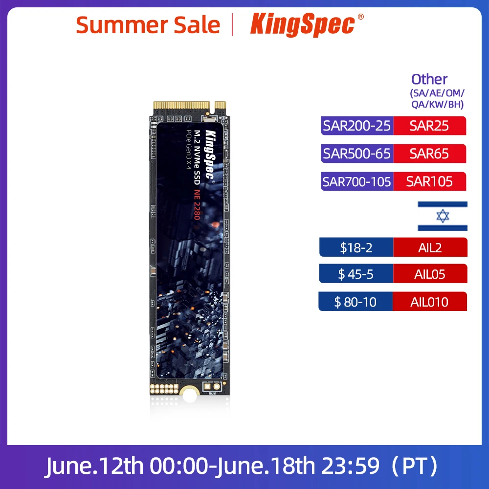 Kingspec M.2 Ssd Nvme Pcie 2280 Ssd 1tb 2 512gb 128gb 256gb Ssd M2 Ssd Nvme Interno Hdd Para O ...
