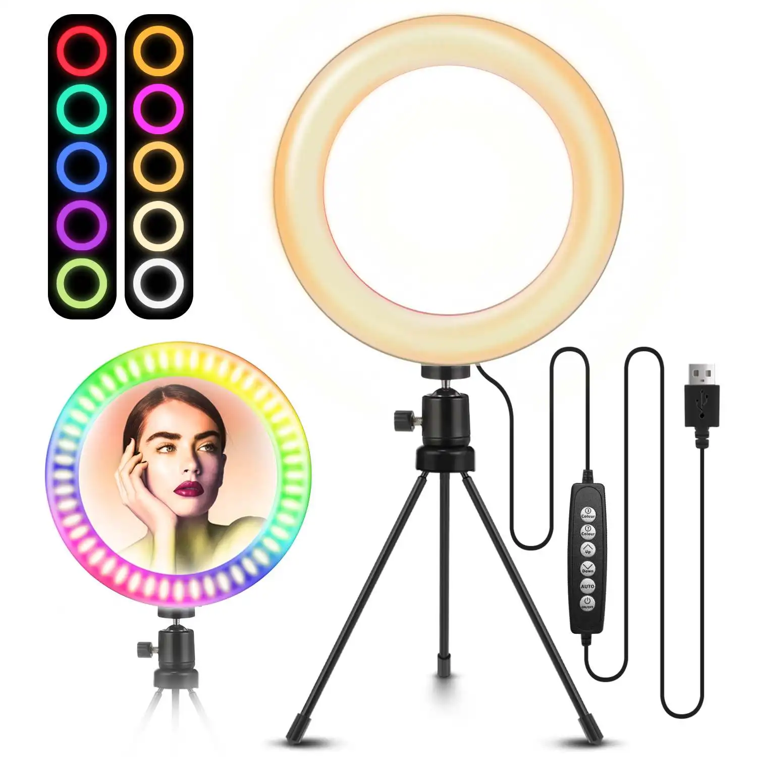 ELEGIANT-EGL-03-8-inch-Ring-Light-3-Light-Modes-USB-Powered-10 ...