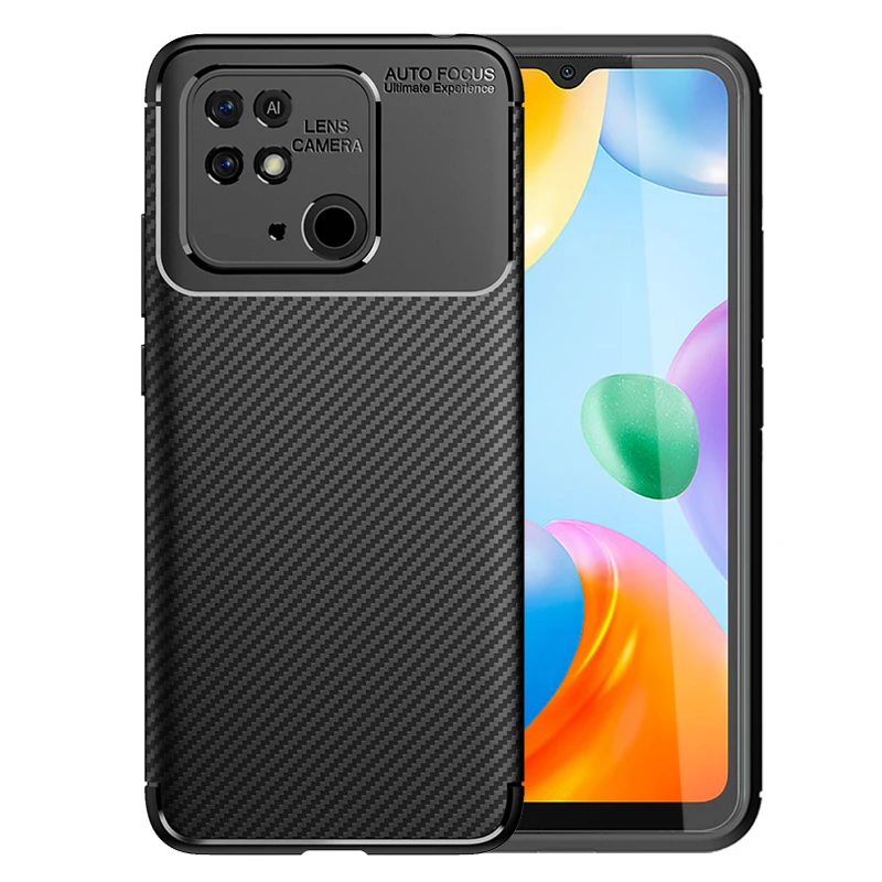 Shockproof Back Phone Bumper Cover, TPU Case para Xiaomi Redmi 10C, 10C ...