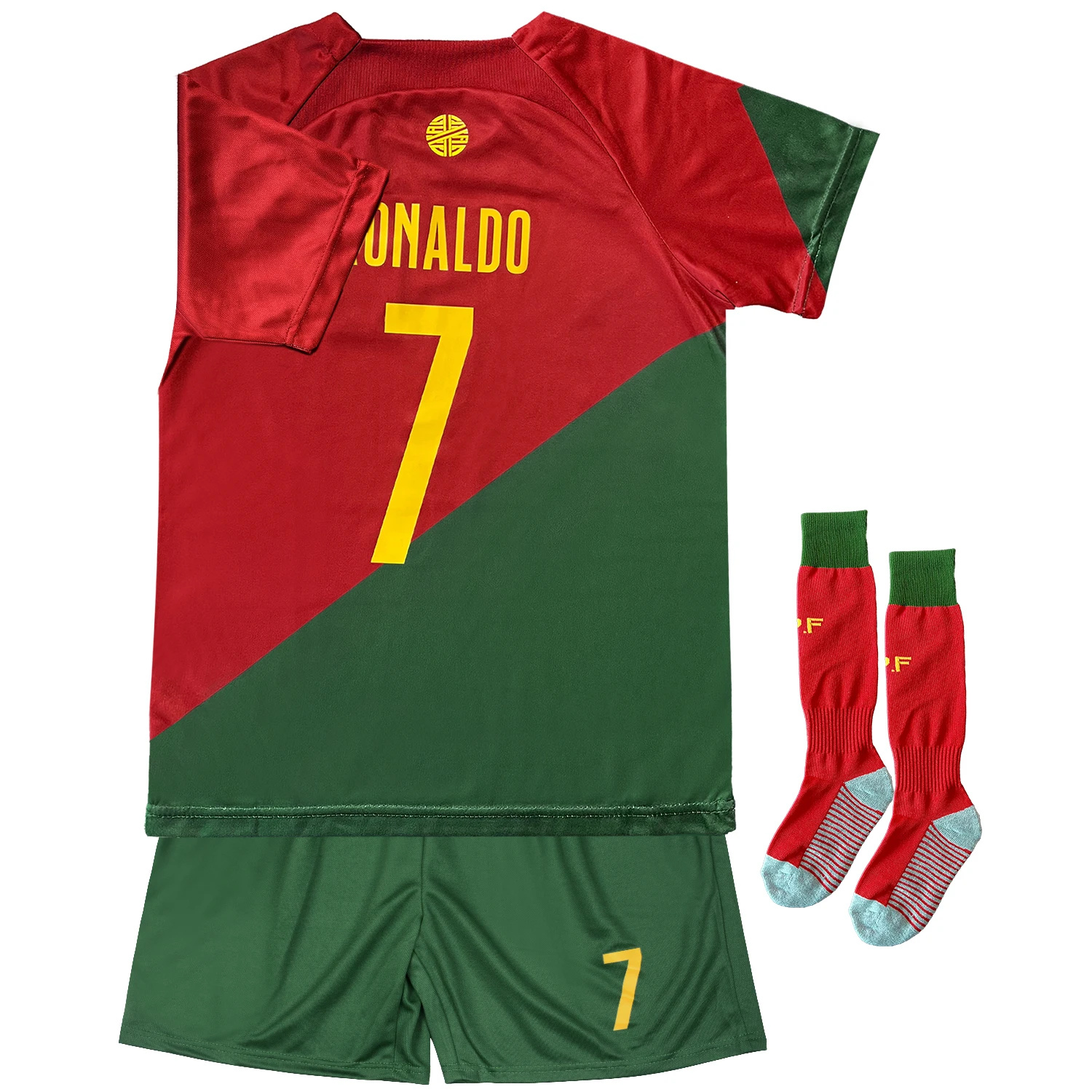 Soccer Jersey Set Ro-naldo Home Away #7 10# Kids Boy Youth Man And ...