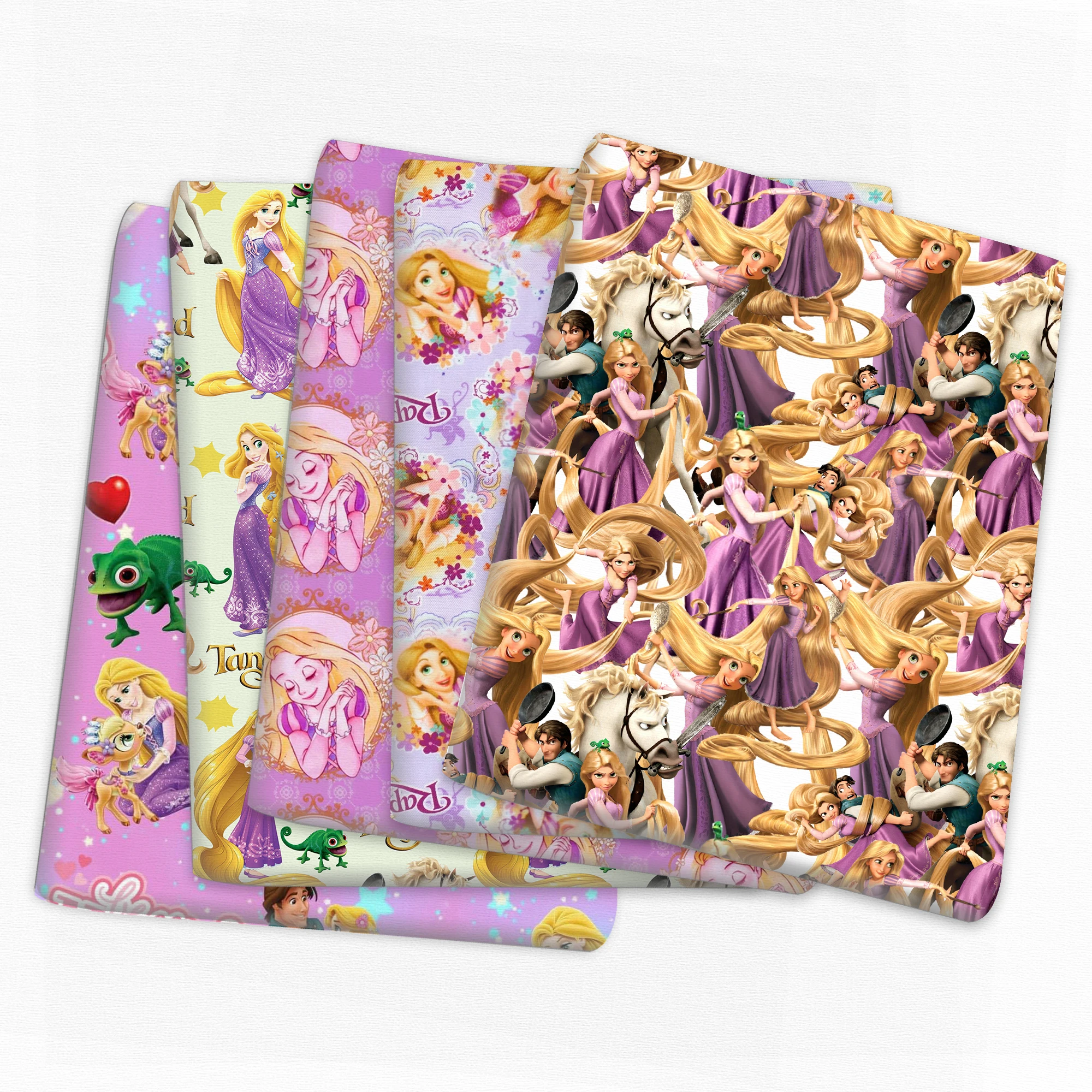 Disney-Princess-Tangled-Rapunzel-50-145cm-Polyester-Cotton-Fabric ...