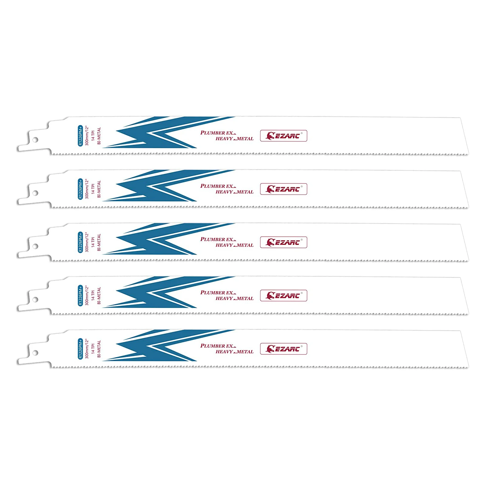 EZARC-5PCS-Heavy-Metal-Cutter-Reciprocating-Sabre-Saw-Blade-14TPI-Bi ...