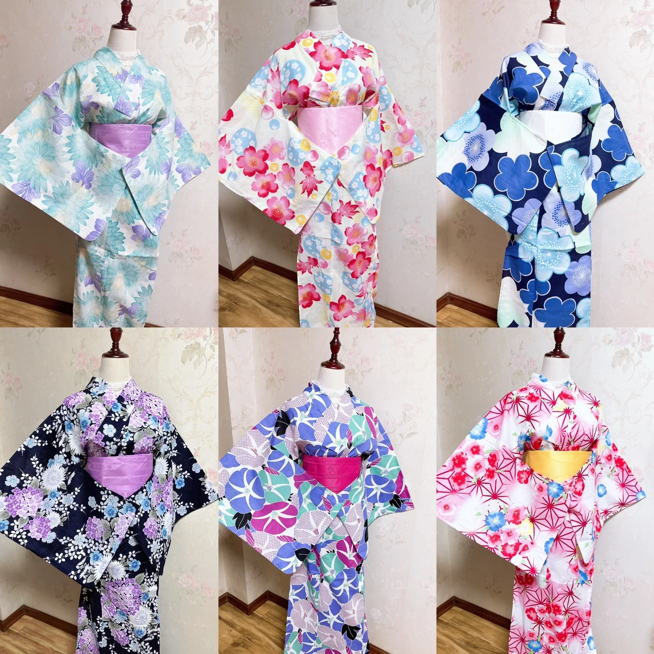 Japanese-Kimono-Yukata-Women-s-Traditional-Formal-Style-Pure-Cotton ...