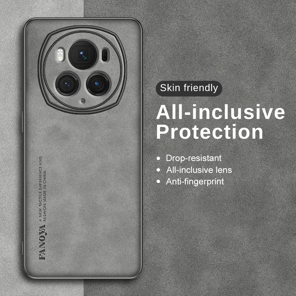 Honer-Magic6pro-5G-Case-Protect-Lens-Sheepskin-Leather-Back-Cover-On ...