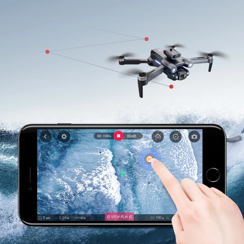 Lenovo S1S Drone 8K/4K Professional HD Aerial Photography Intelligent Obstacle Avoidance ...