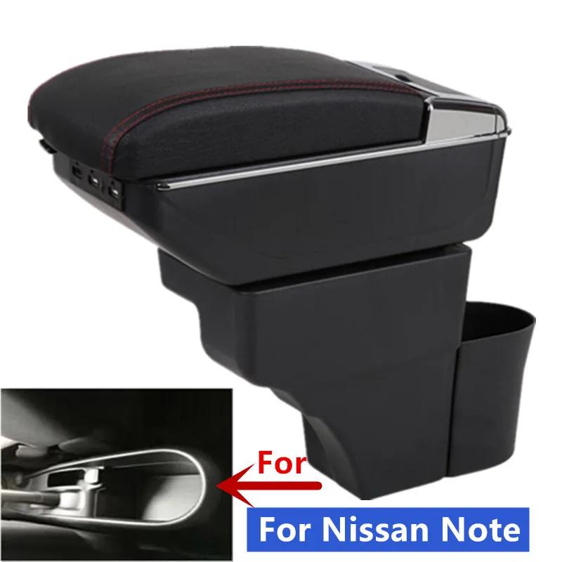 For-Nissan-Note-Armrest-Box-For-Nissan-Note-2016-2017-2018-Car-Armrest ...