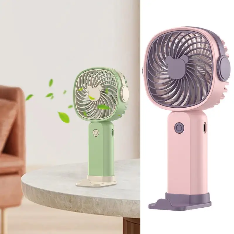 Small-Portable-Fan-Portable-Personal-Fan-3-speed-Rechargeable-Phone ...