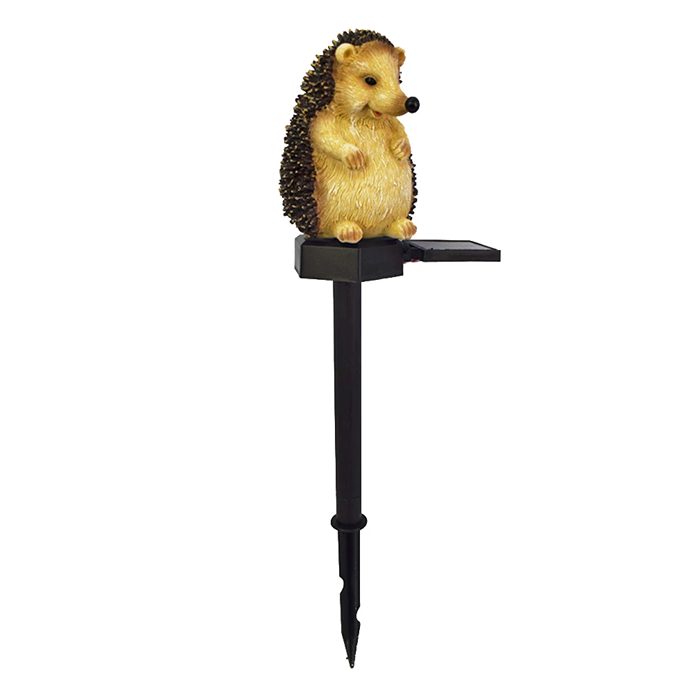 Hedgehog Solar Garden Lights Statue Ornament - styloclubs.com