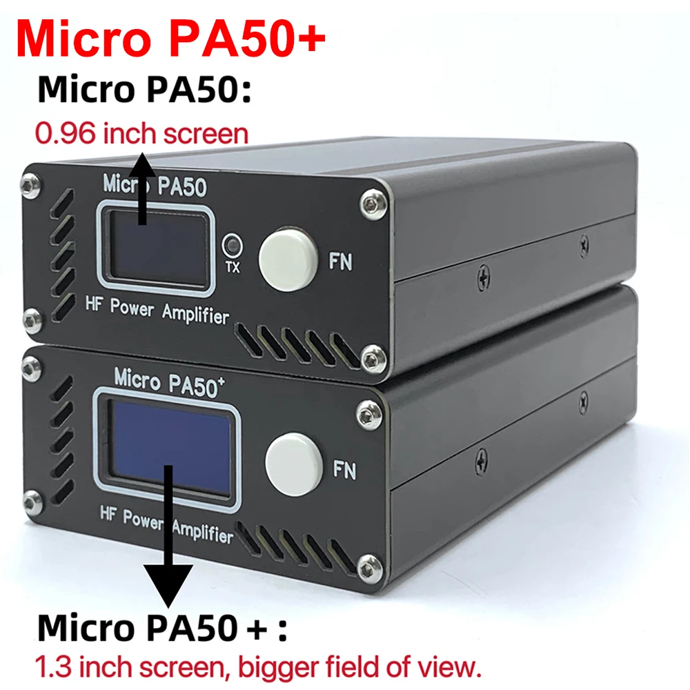 Micro-PA50-PLUS-amplificador-de-potencia-HF-de-onda-corta-pantalla-OLED ...
